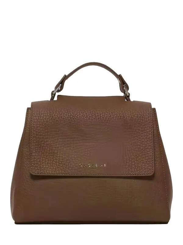 ORTIGNI Small Sveva Tote Bag - Brown