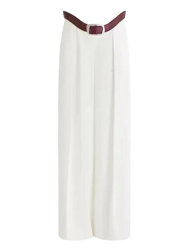 JEAN PAUL GAULTIER Belted Trousers - White