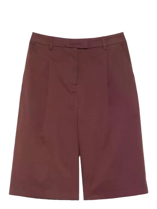 Patrizia Pepe Pleated Trousers - Brown