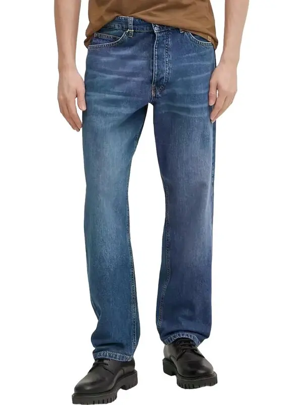 BENETTON Belt-loops Jeans - Blue