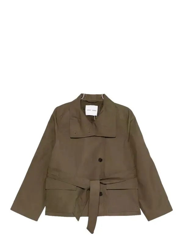 SAMSOE SAMSOE Buttoned Jacket - Green