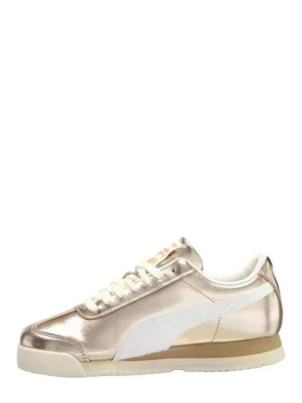 PUMA Metallic Lace-up Sneakers - Gold