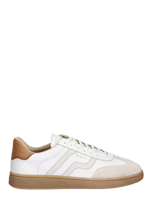 Gant Cuzmo Lace-up Suede Sneakers - White