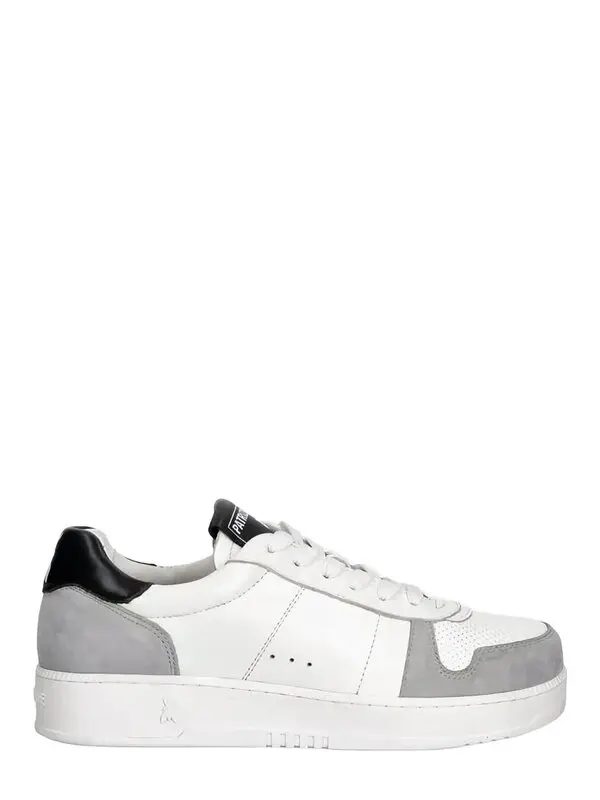 Patrizia Pepe Perforated Panel Sneakers - White