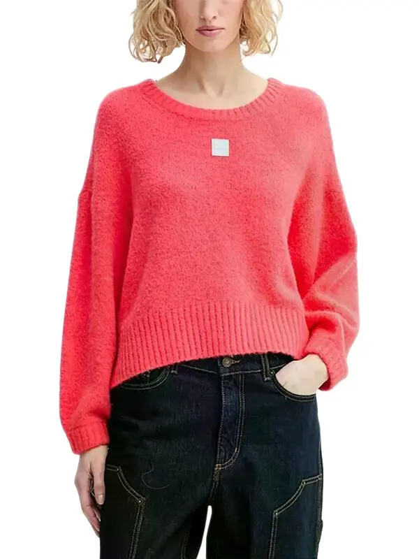 American Vintage Textured Knit Top - Pink