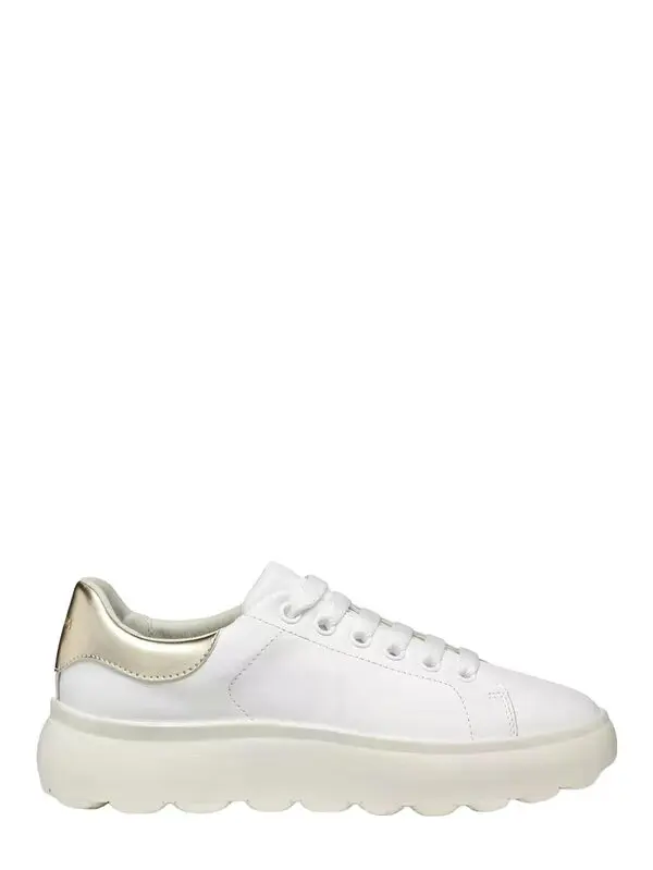Geox Spherica Ec4.1 Leather Sneakers - White