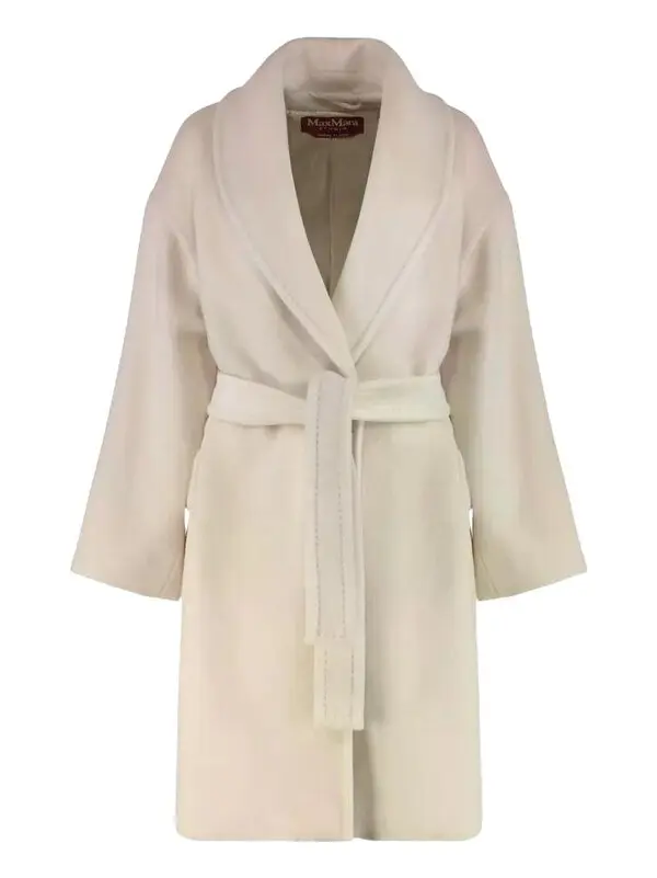 Max Mara Cloruro Belted Coat - Neutrals