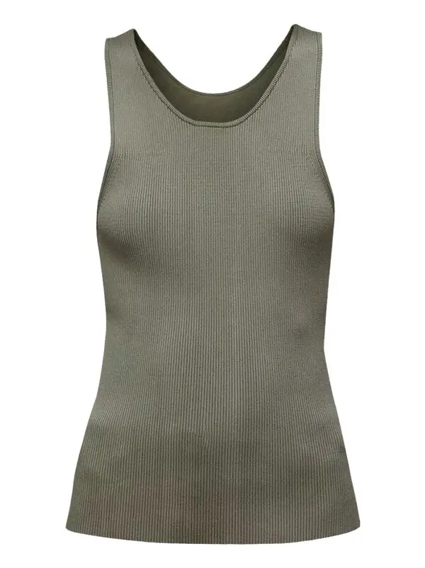 3.1 Phillip Lim Ribbed Layering Tank Top - Green