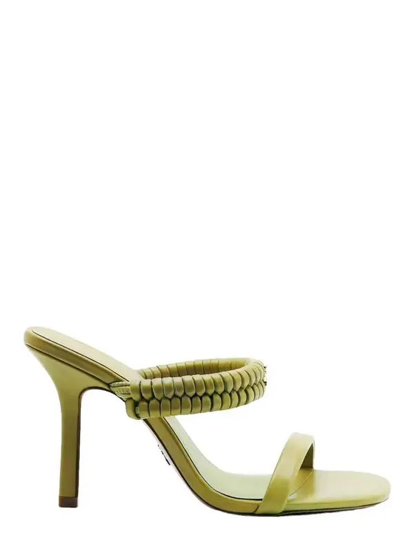 Patrizia Pepe Heeled Braided Sandals - Green