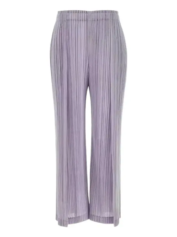 Issey Miyake Pleated Trousers - Purple