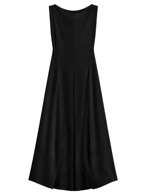 Theory Draped Midi Dress - Black