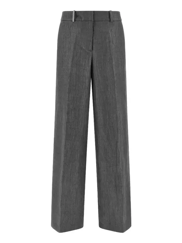 Peserico Punto Luce Detail Tailored Trousers - Grey