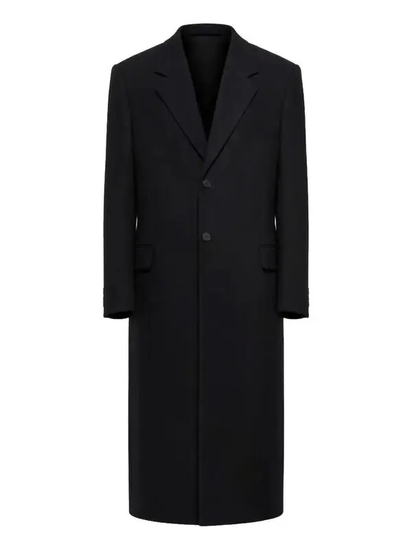 THE ROW Buttoned Coat - Black