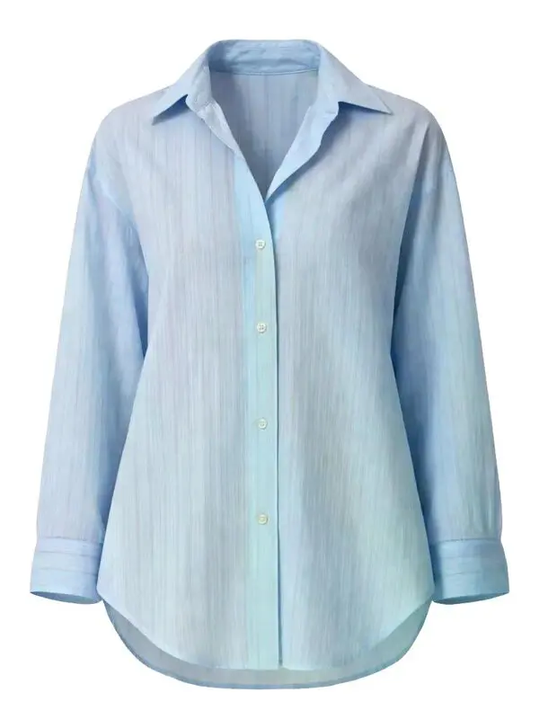 AGOLDE Sona Stripes Shirt - Blue
