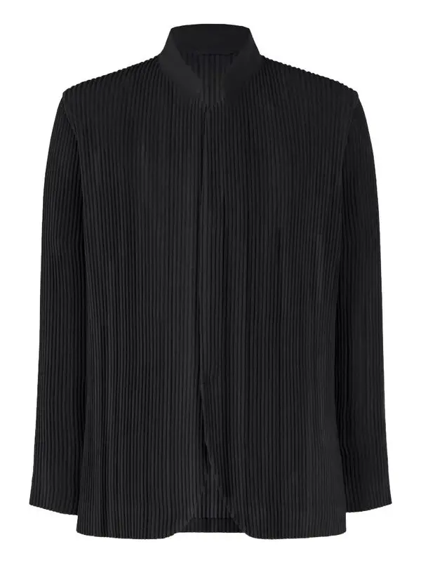 Issey Miyake Pleated Jacket - Black