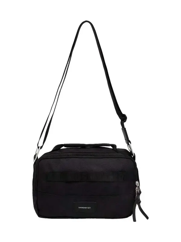 SANDQVIST Small Olof Shoulder Bag - Black