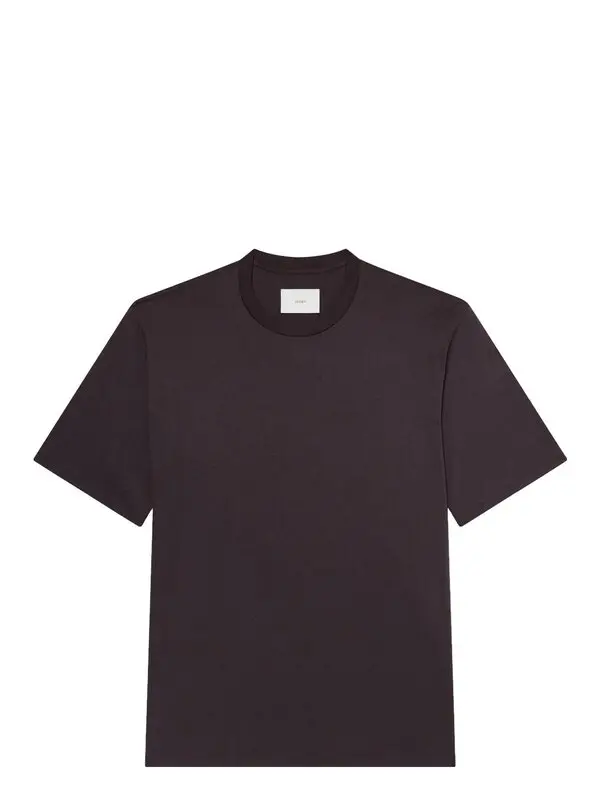 SSSTEIN Suvin Cotton-jersey T-shirt - Brown