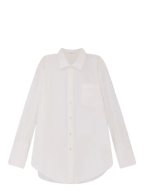 THE ROW Ment Cotton Popeline Shirt - White