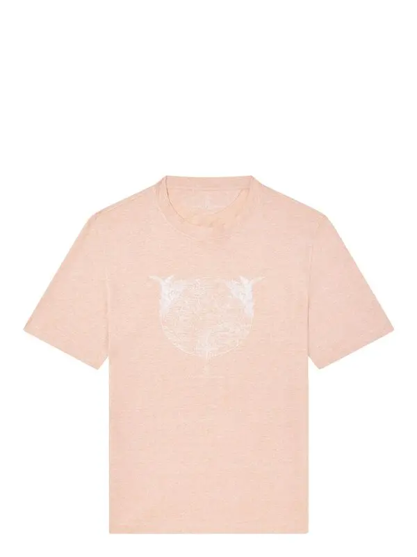 Brunello Cucinelli Logo-print Cotton-jersey T-shirt - Orange