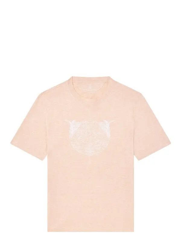 Brunello Cucinelli Logo-print Cotton-jersey T-shirt - Orange