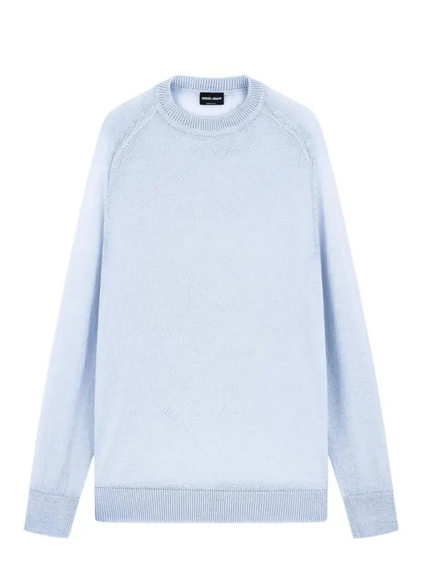 Giorgio Armani Cashmere And Mohair Jumper - Grey