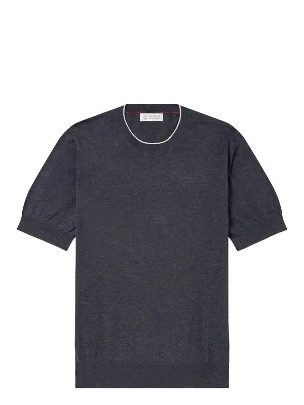 Brunello Cucinelli Cotton T-shirt - Black