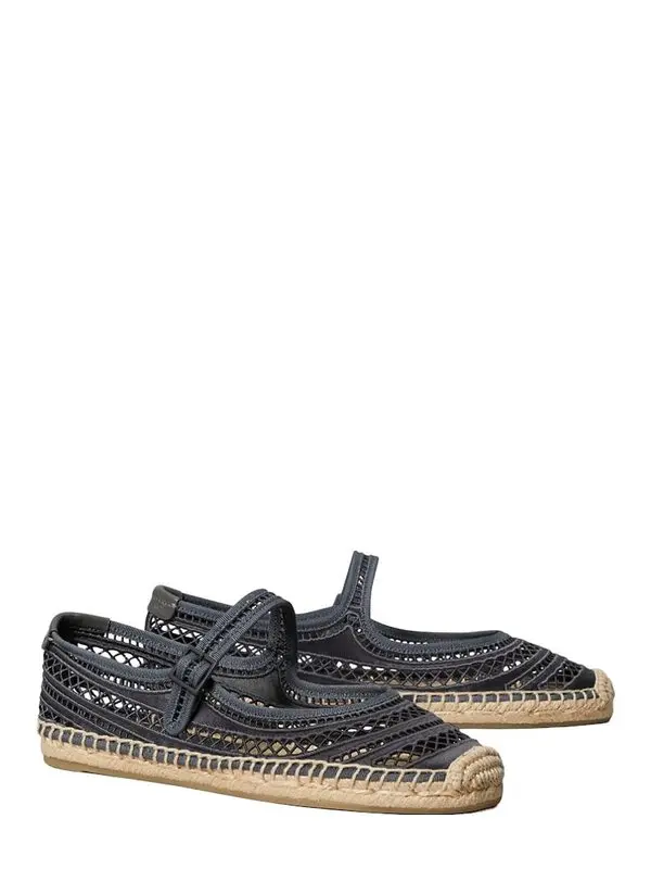 Tory Burch Open Weave Mary Jane Espadrille - Bluestone