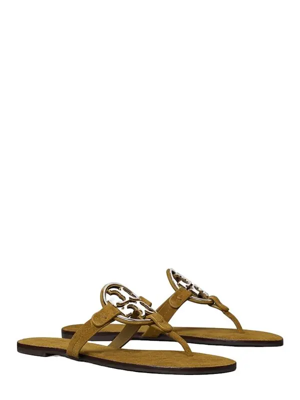 Tory Burch Metal Miller Sandal - Olive Twig/silver