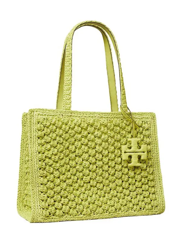 Tory Burch Small Ella Hand-crocheted Tote - Citrus Green