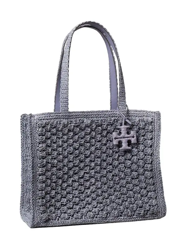 Tory Burch Small Ella Hand-crocheted Tote - Gray