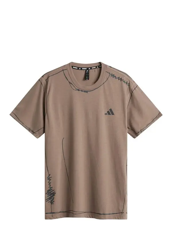 Adidas X Song For The Mute Running T-shirt - Trace Brown