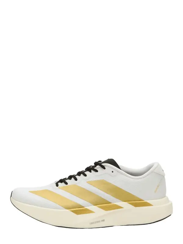 ADIDAS RUNNING Adizero Adios Evo Sl Woven Sneaker - Ftwr White/matte Gold/core Black
