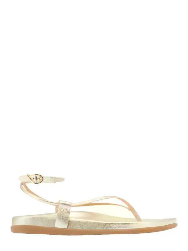 ANCIENT GREEK SANDALS Polistra Buckle-strap Sandals - Gold