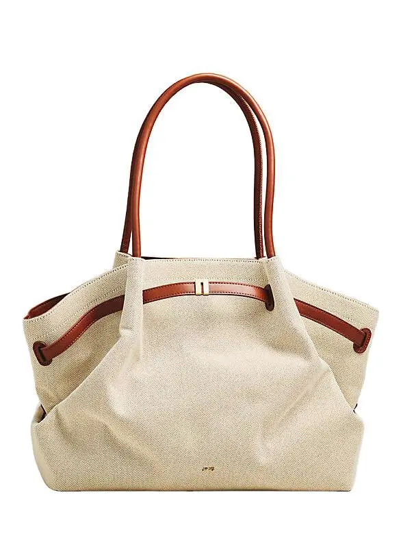 Jw Pei Hana Large Tote Bag - Brown Canvas