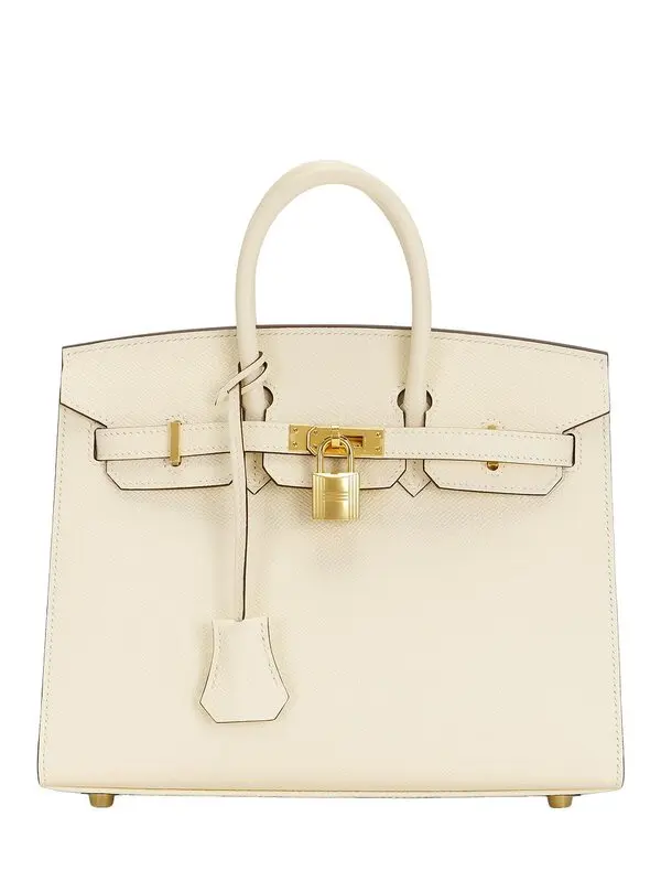 Hermès Epsom Birkin 25 Handbag - Nata
