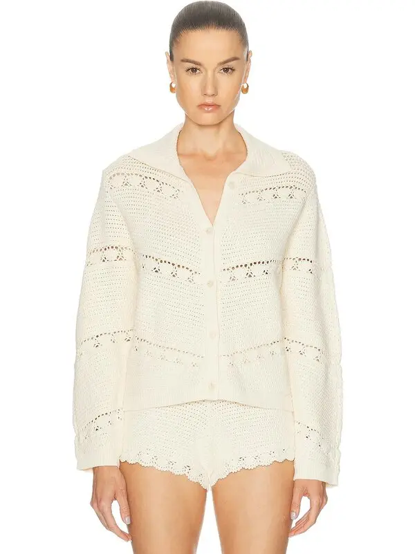 Posse Dylan Cardigan - Pearl