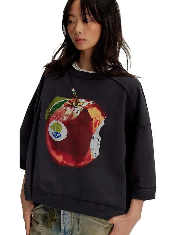 Free People We The Free Everything Printed Pullover - Apple Combo