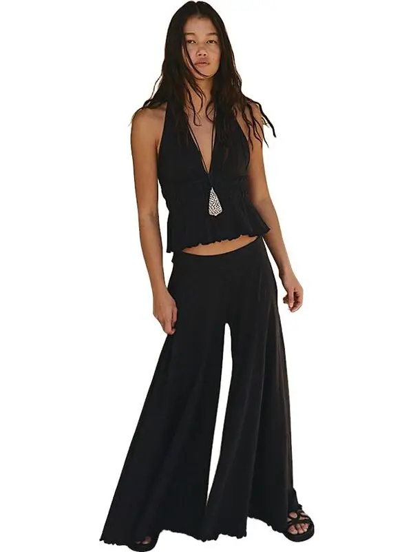 Free People Delmare Pant Set - Black