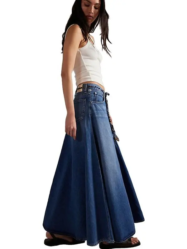 Citizens Of Humanity Fluid Maxi Skirt - Wallflower - Fp Exclusive
