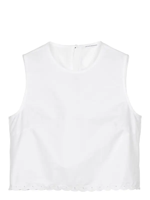 Cecilie Bahnsen Cbdeeba Broderie Anglaise Top - White