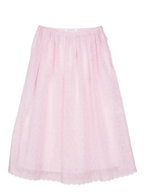 Cecilie Bahnsen Midi Skirt - Rose