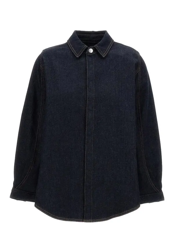 Jacquemus La Chemise Amelo De-nimes Shirt - Blue