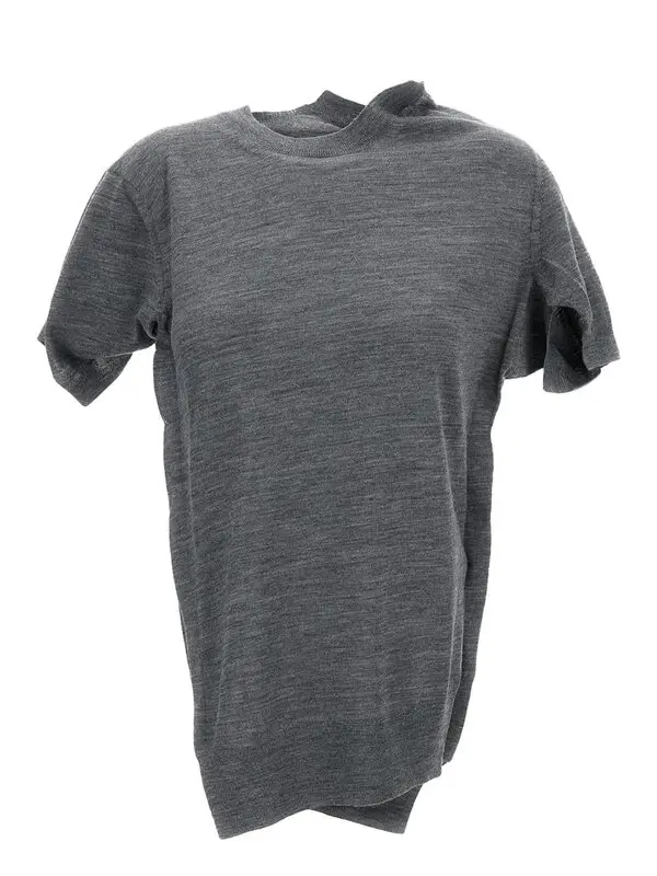 Junya Watanabe Fine Wool T-shirt - Grey