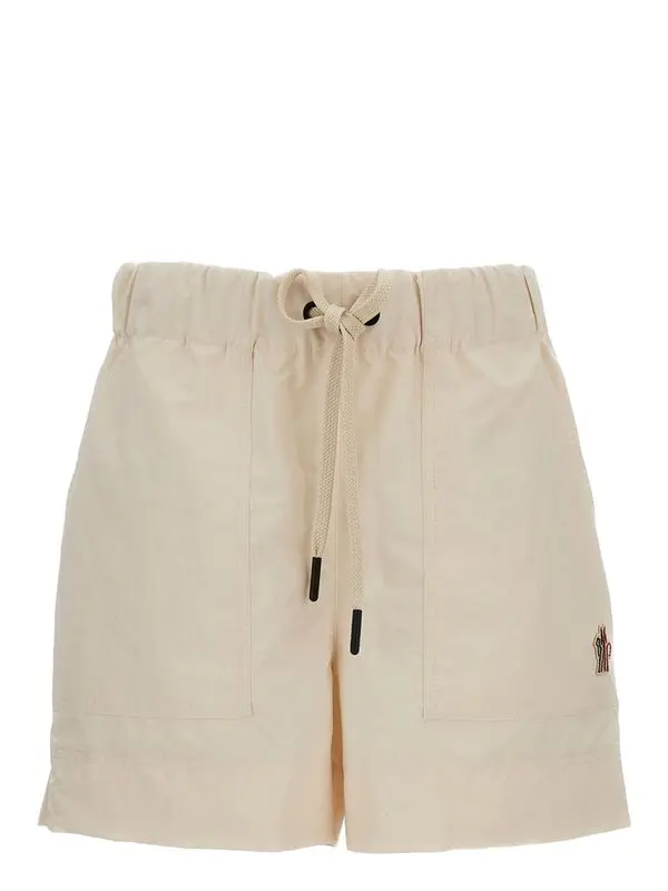Moncler Technical Fabric Shorts - White