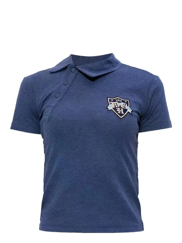 MISBHV Patch-detail Polo Shirt - Blue