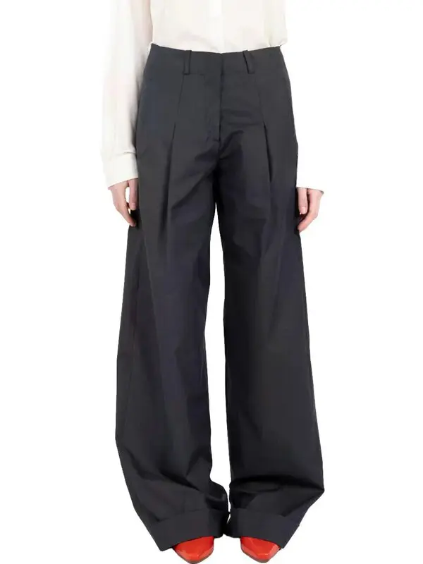 SOCIETE ANONYME Wide-leg Trousers - Black