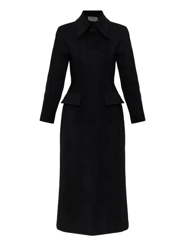 Alexander McQueen Corset-detail Coat - Black