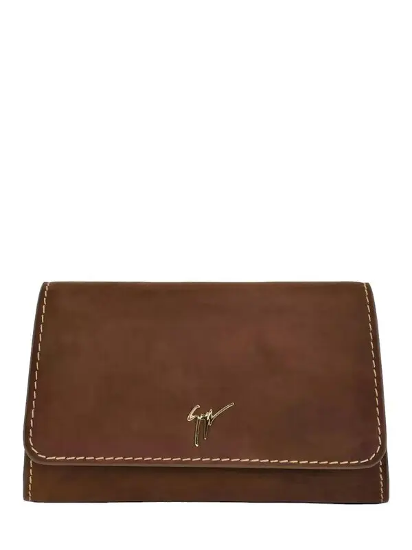 GIUSEPPE ZANOTTI Mini Cleopatra Clutch - Brown