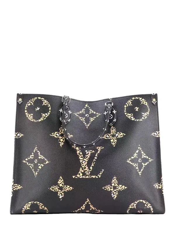 LOUIS VUITTON Onthego Limited Edition Jungle Monogram Giant Gm Tote - Black