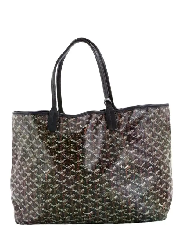 Goyard Saint Louis Coated Canvas Pm Tote Bag - Black